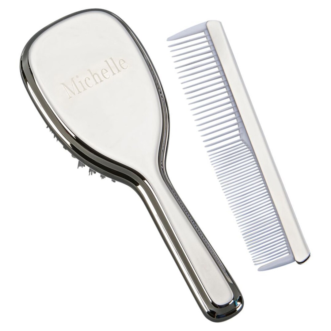 Personalized Brush and Comb Set Monogram Engraved for Baby or Child ...
