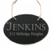 Personalized Slate House Marker Sign Oval Desgin - Two Sizes - Custom ...