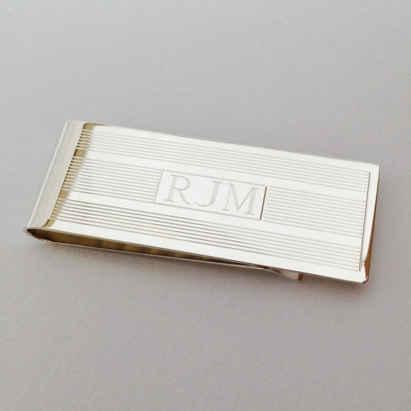 Monogram Money Clip - Etsy
