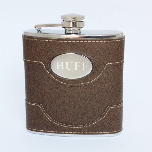 Monogram Flask - Etsy