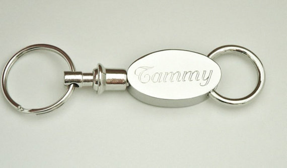 Personalized Valet Key Chain - Etsy