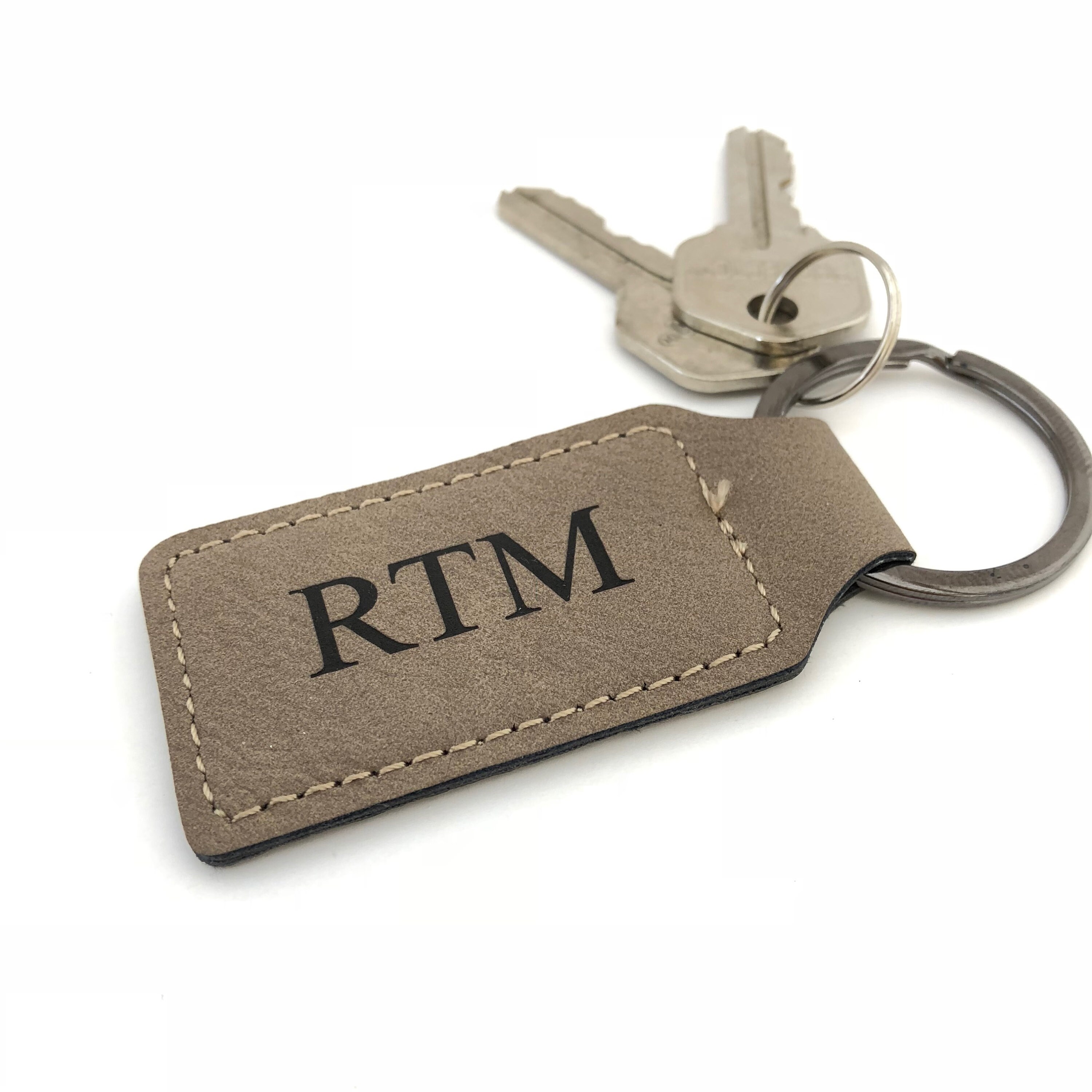 Custom Keychain Personalized Key Chain With One or Two Lines | Etsy