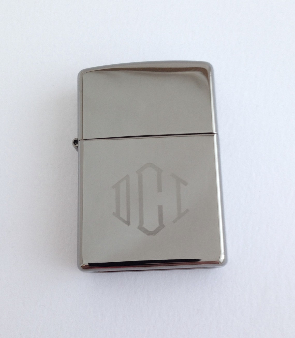 Personalized Zippo Lighter Black Ice Finish Monogrammed - Etsy