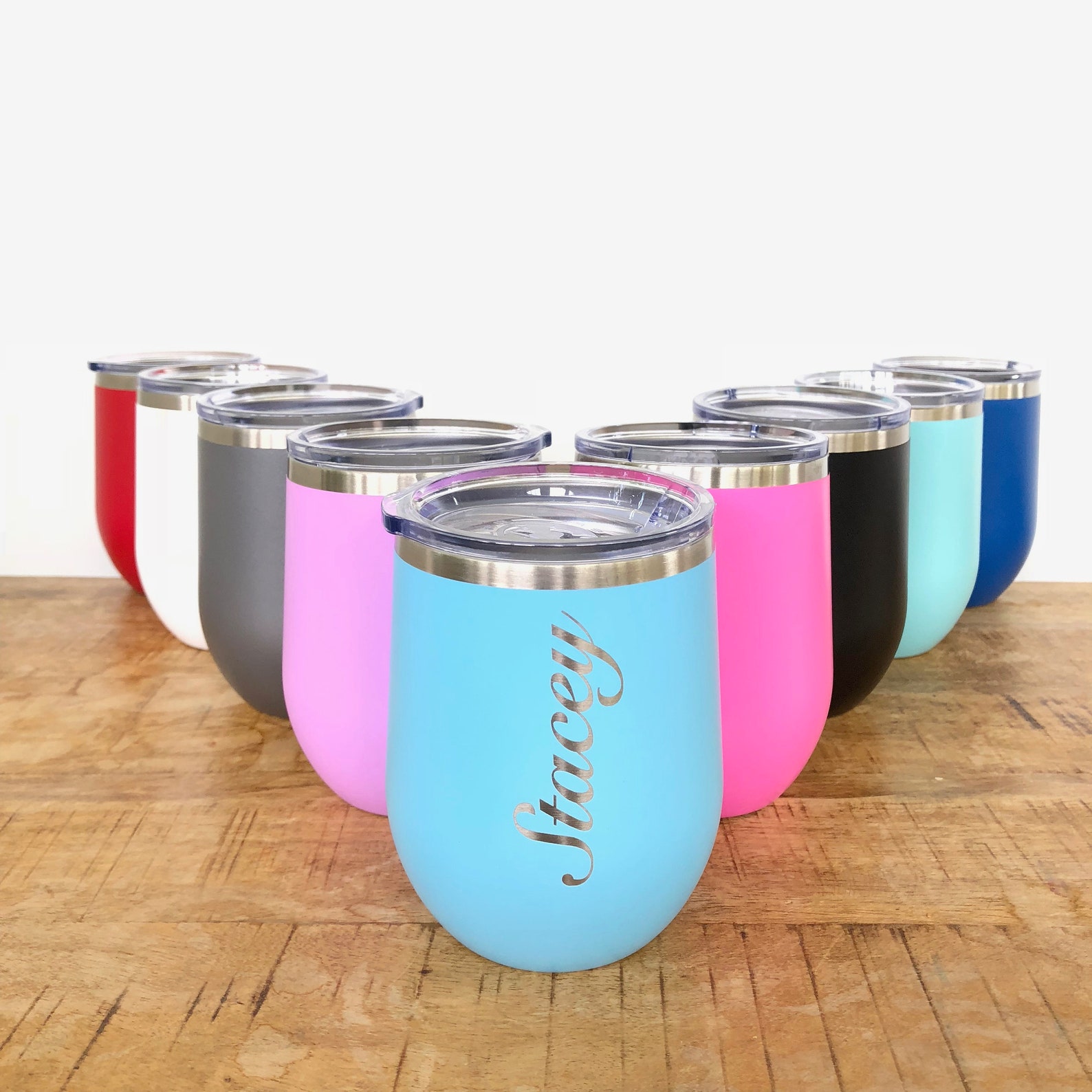 Insulated Wine Tumbler Personalized With Top Travel Wine Cup - Etsy