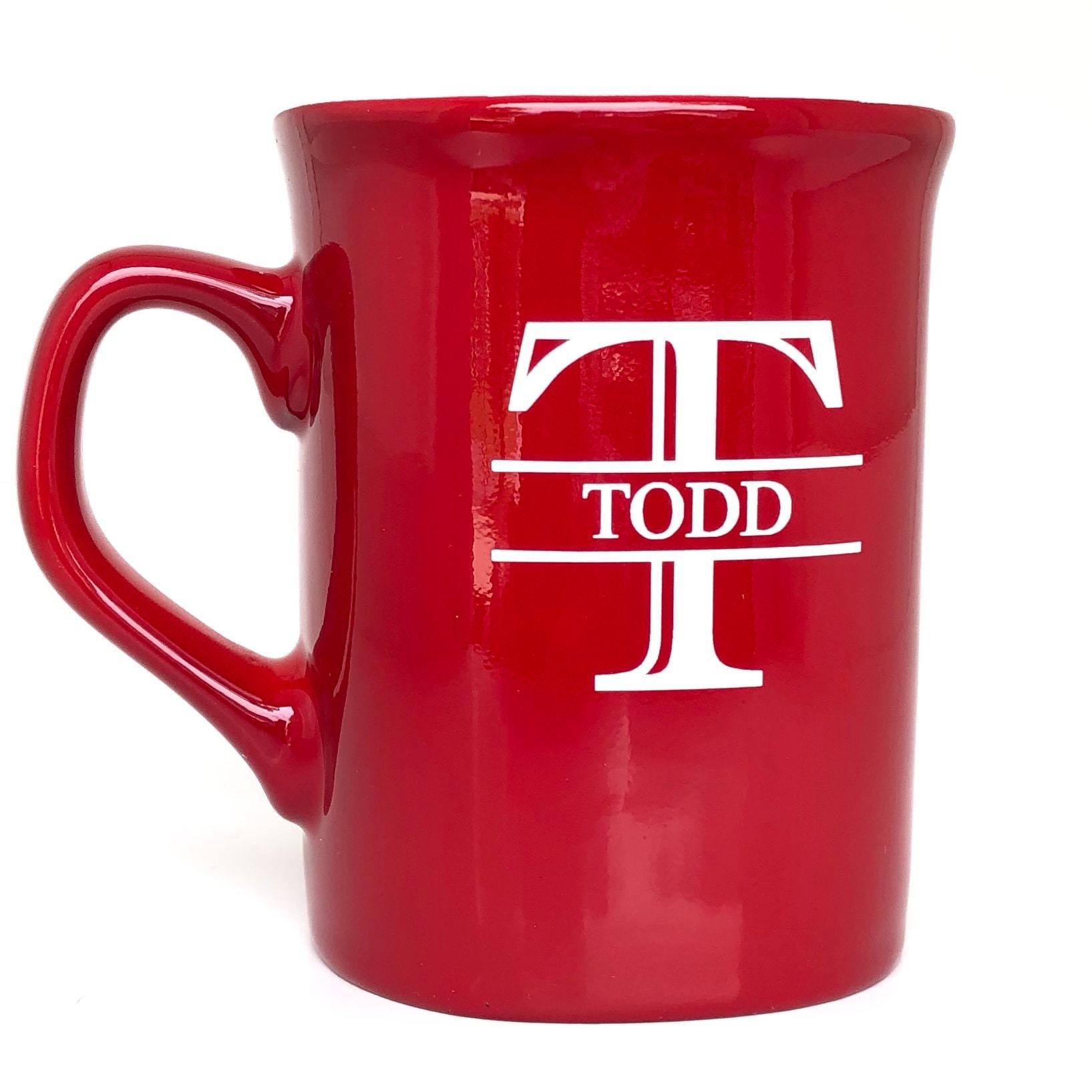 Monogrammed Coffee Mug Ceramic 10oz Personalized in Your | Etsy