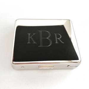Monogram Pill Box, Personalized Pill Box, 7 Day Pill Box, Monogram Pill ...