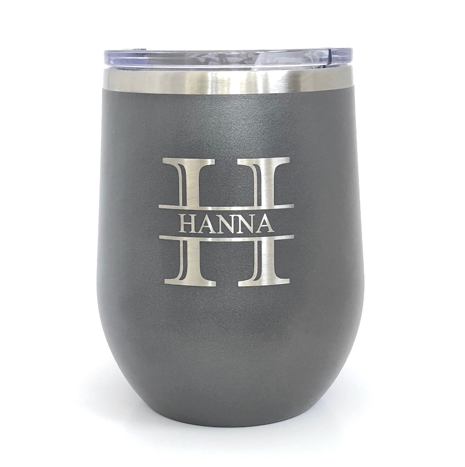 Personalized Powder Coated Engraved Wine Tumbler With Top - Etsy