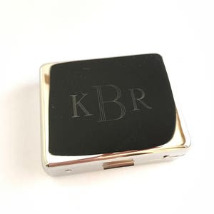 Monogram Pill Box, Personalized Pill Box, 7 Day Pill Box, Monogram Pill ...