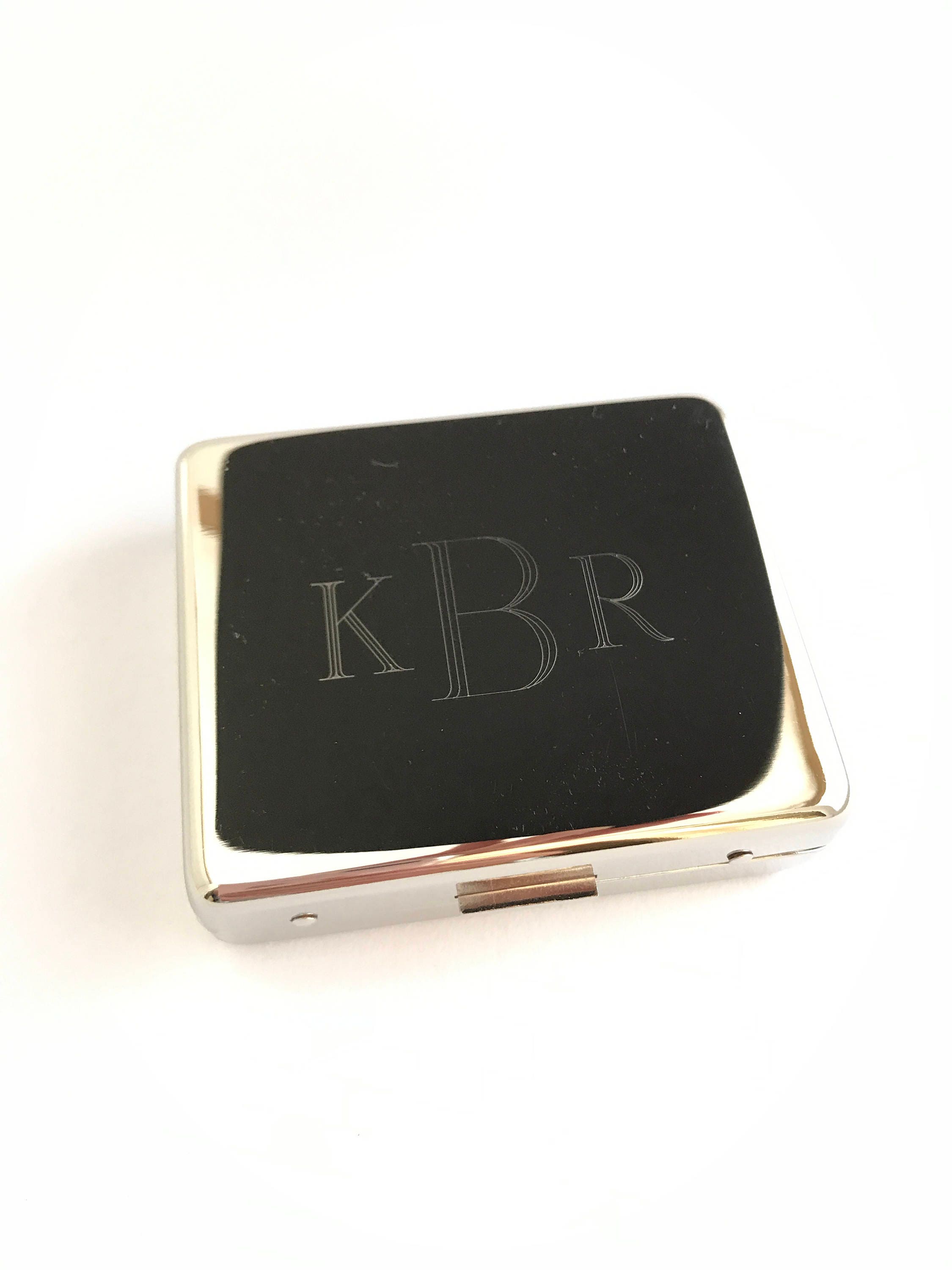 Monogram Pill Box Personalized Pill Box 7 Day Pill Box - Etsy.de