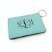 Monogrammed ID Holder Keychain Personalized Keychain Sweet - Etsy