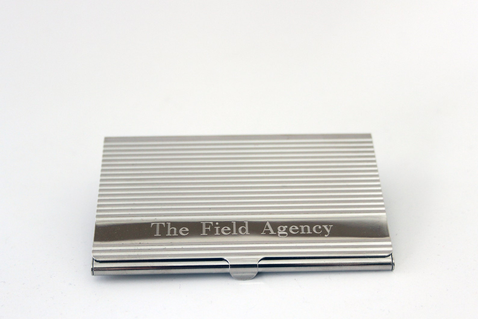 Personalized Card Case With Polished Finish Monogram Business Card ...
