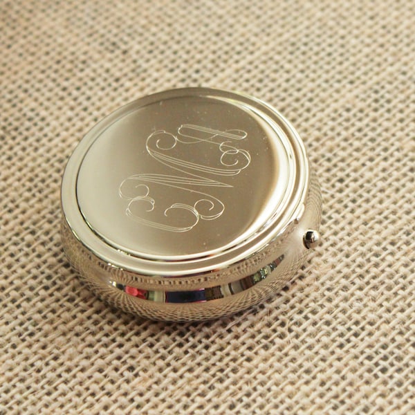Personalized Pill Box With Engraving - Etsy