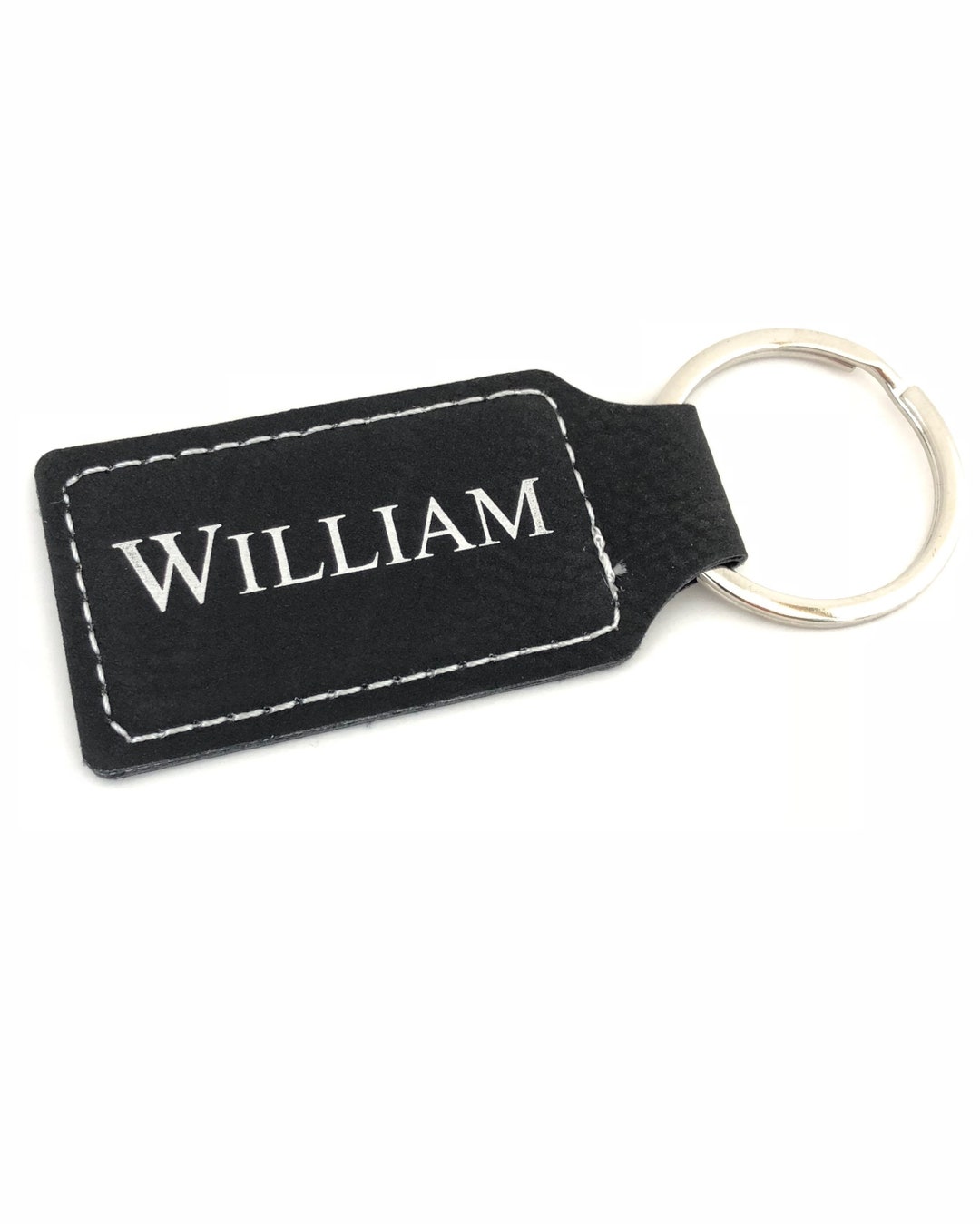 Custom Keychain, Personalized Key Chain With One or Two Lines for Men ...