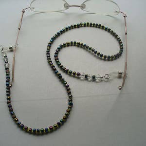 Silver Bird Eyeglass Chain Bird w/ White Pearls Eyeglass | Etsy