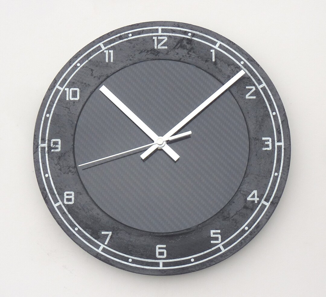 Large 11" Red Bull F1 Feature Wall Clock Carbon Fiber Fibre Brake Disc ...
