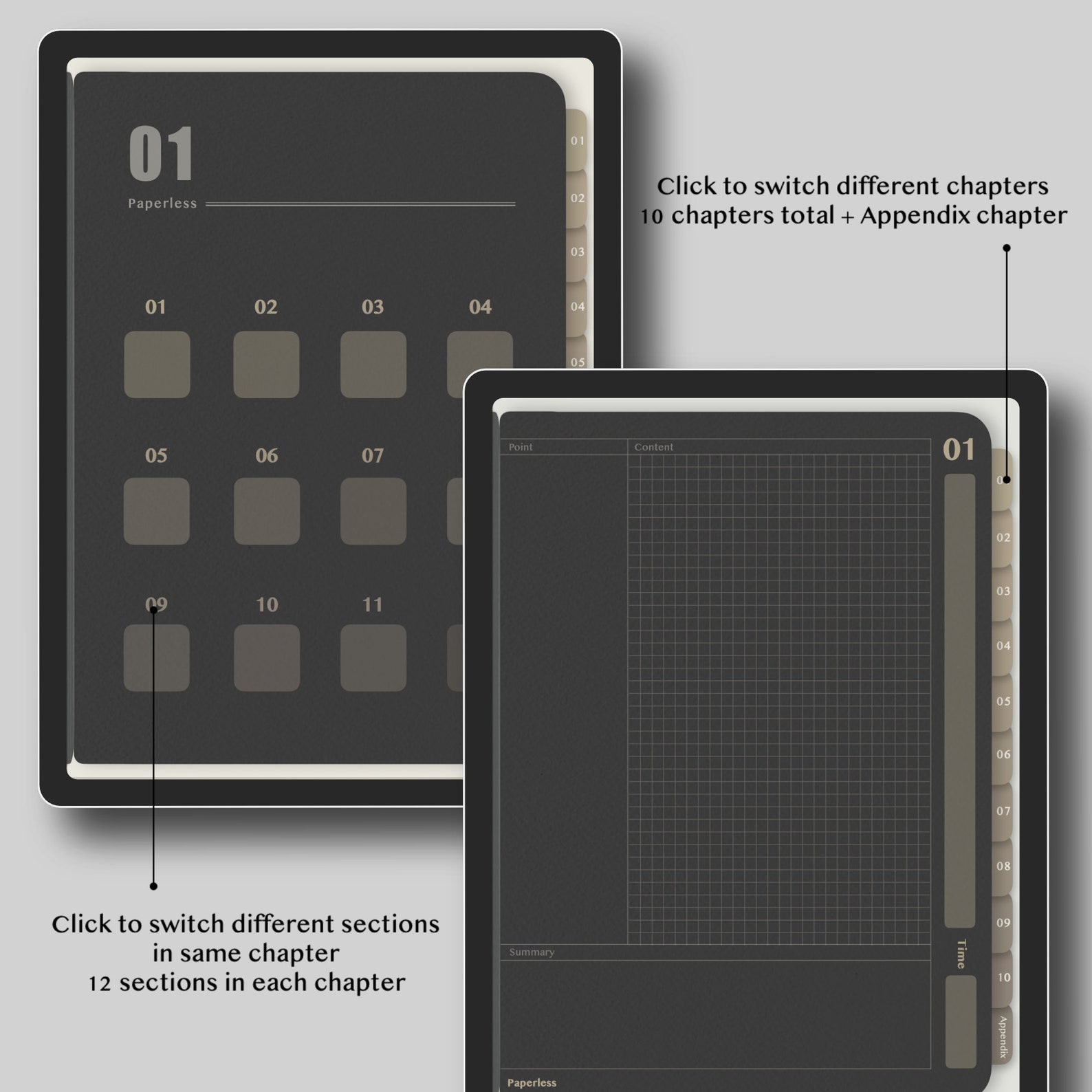 Digital Cornell Notebook, Digital Notes, Cornell Journal, Goodnotes ...