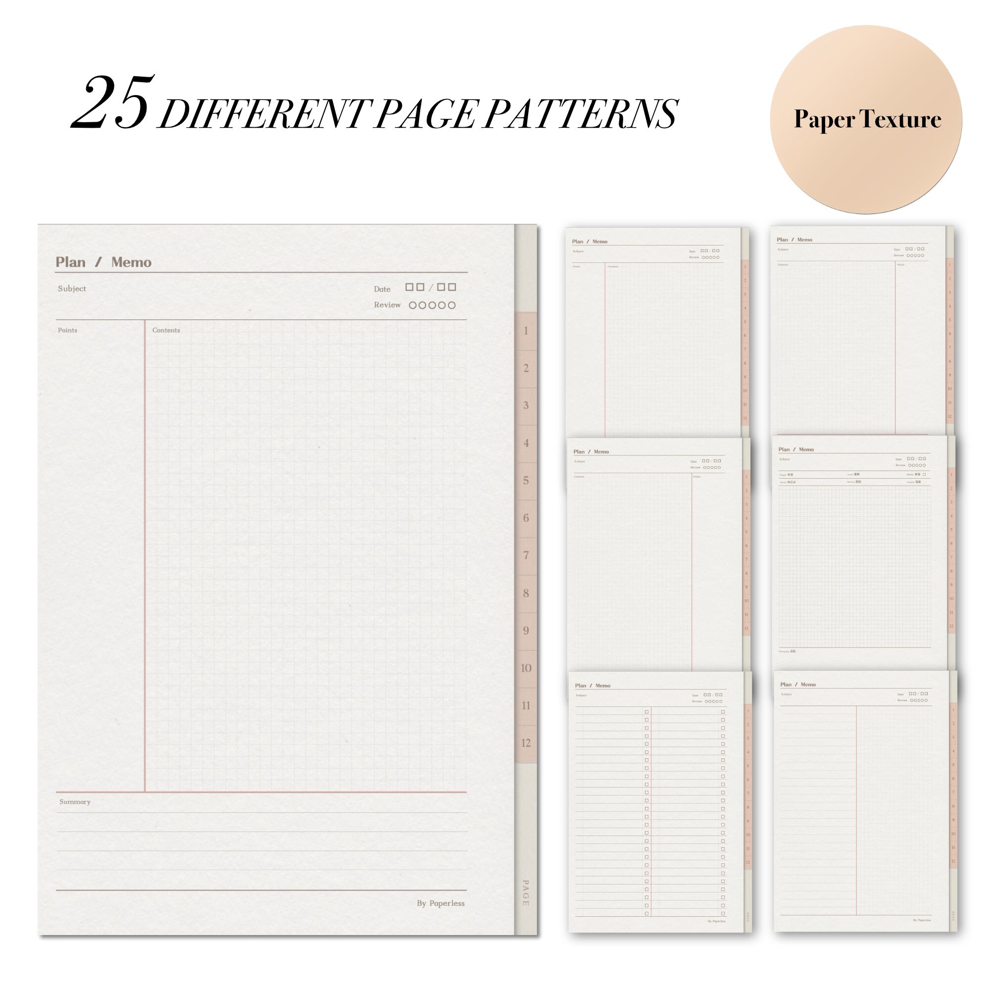 Digital Creamy Notebook, Digital Notes, Cornell Journal, Goodnotes ...