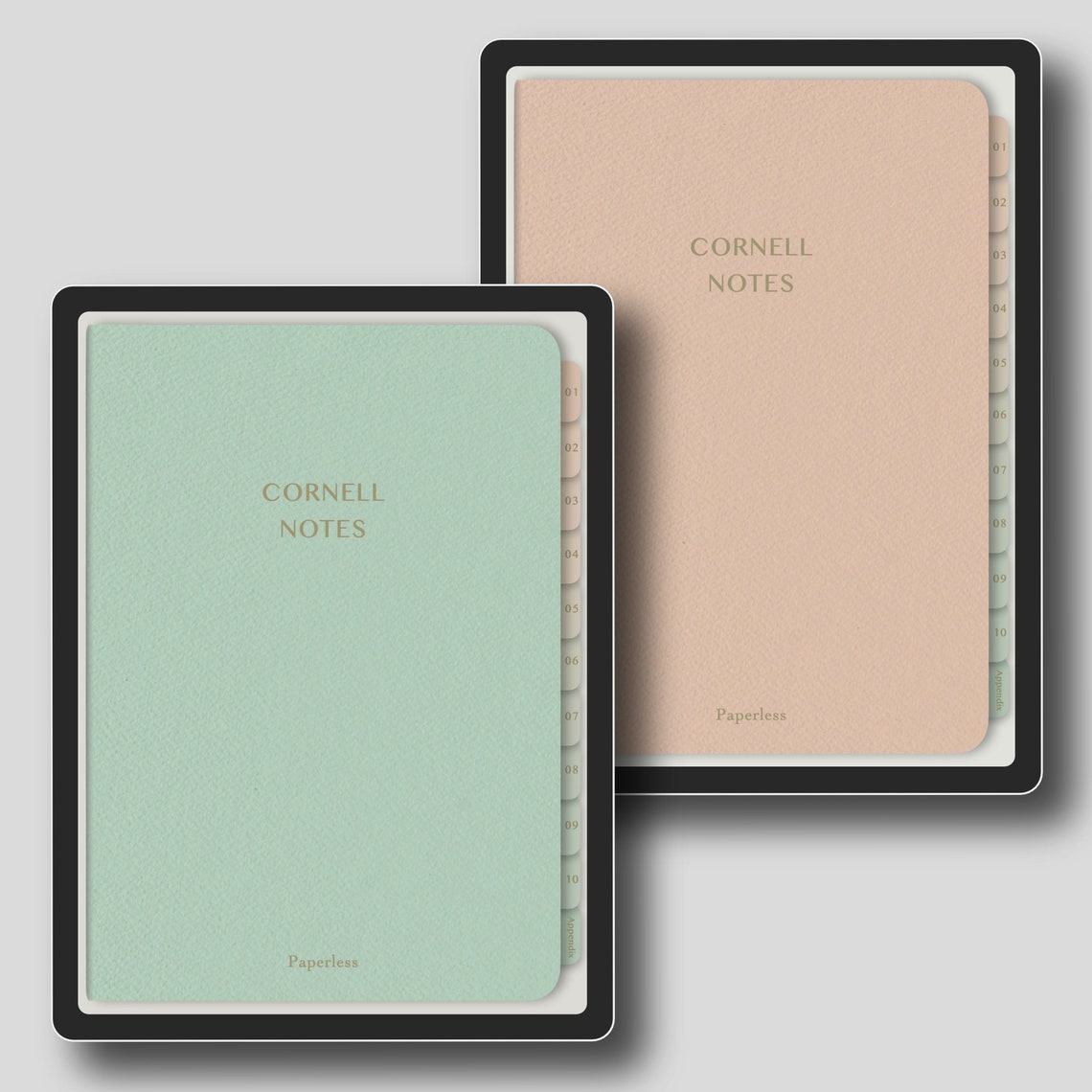 Digital Cornell Notebook Digital Notes Cornell Journal - Etsy