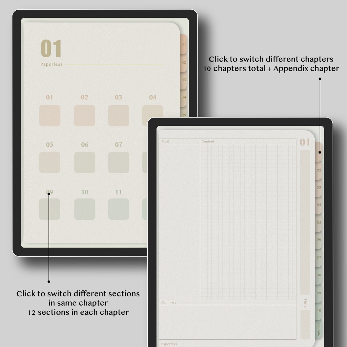 Digital Cornell Notebook Digital Notes Cornell Journal - Etsy