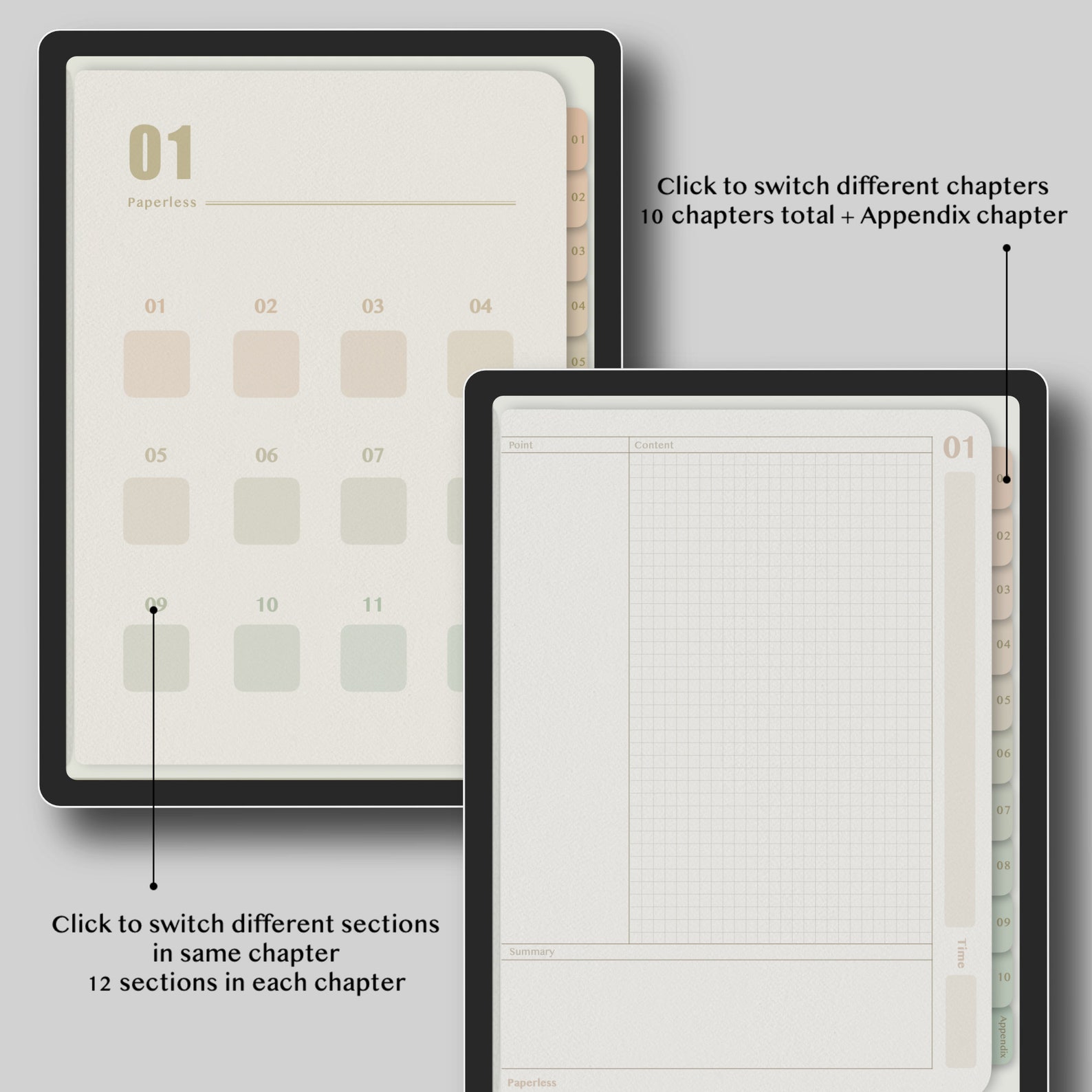 Digital Cornell Notebook, Digital Notes, Cornell Journal, Goodnotes ...