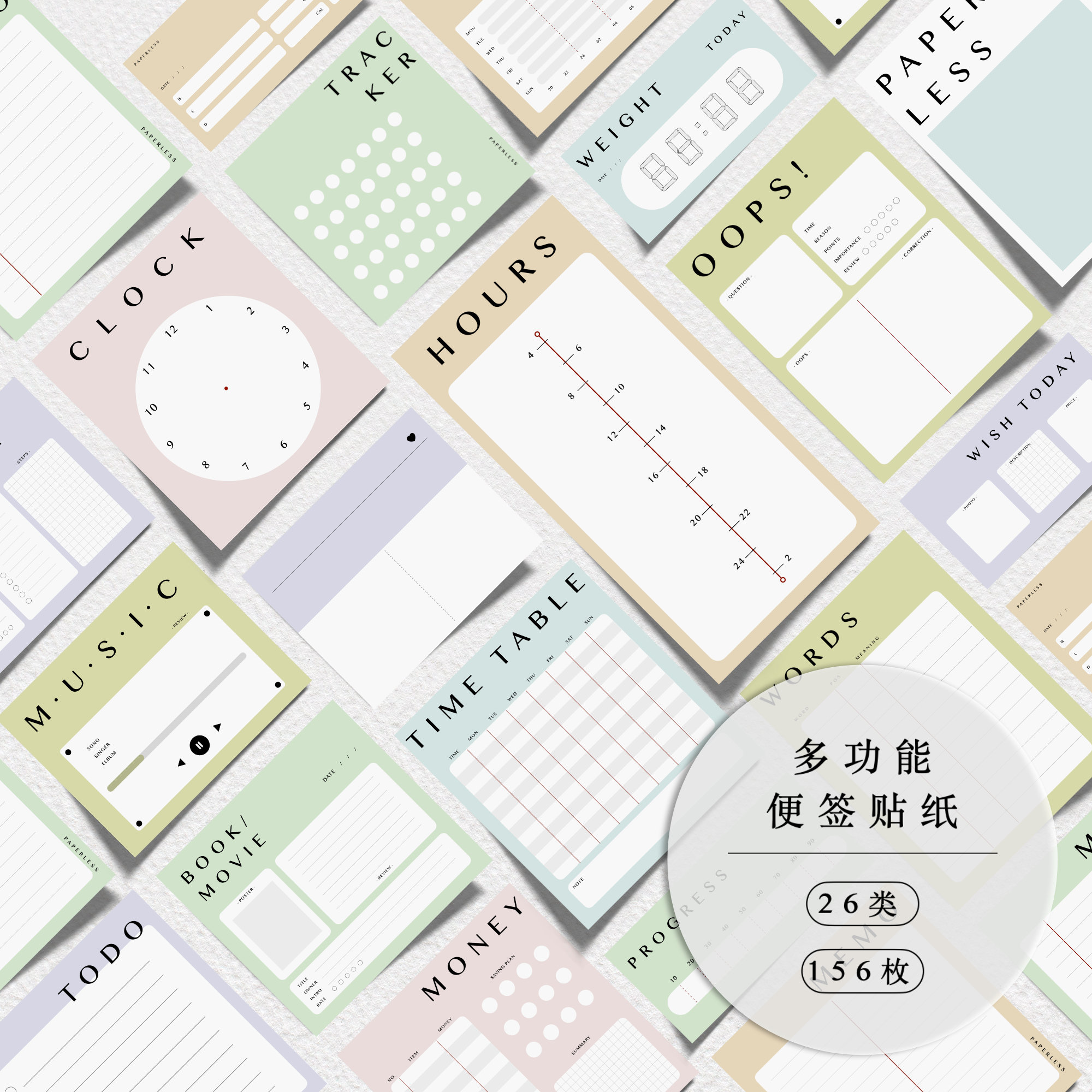 Digital Function Sticker Goodnotes Format Pads Notability - Etsy