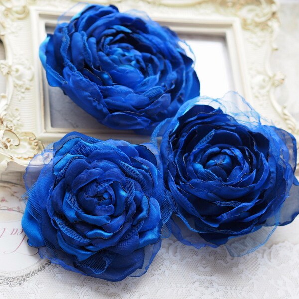 Blue Hair Flower - Etsy