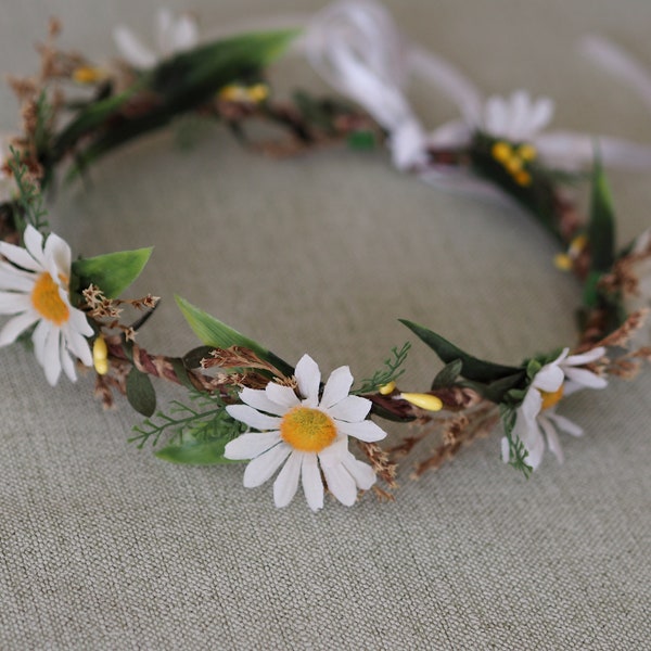 Daisy Flower Crown - Etsy