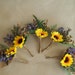 Sunflower Boutonniere for Wedding, Sunflower Boutineer, Sunflower ...