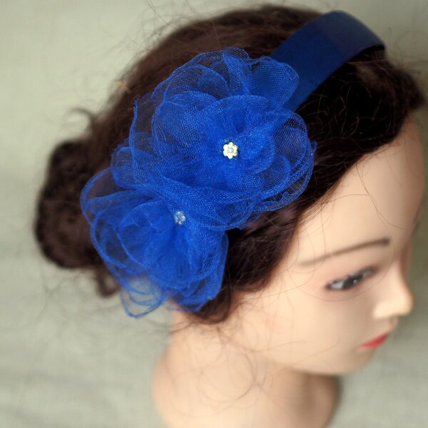 Royal Blue Headband - Etsy