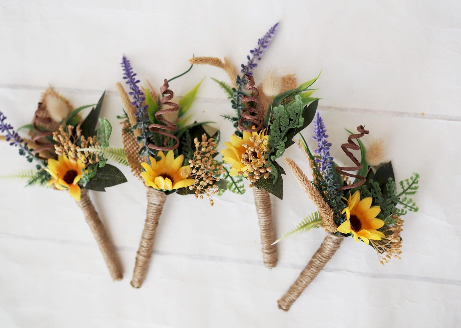 Sunflower Boutonniere for Wedding, Sunflower Boutineer, Sunflower ...