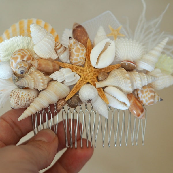 Starfish Hair Comb - Etsy