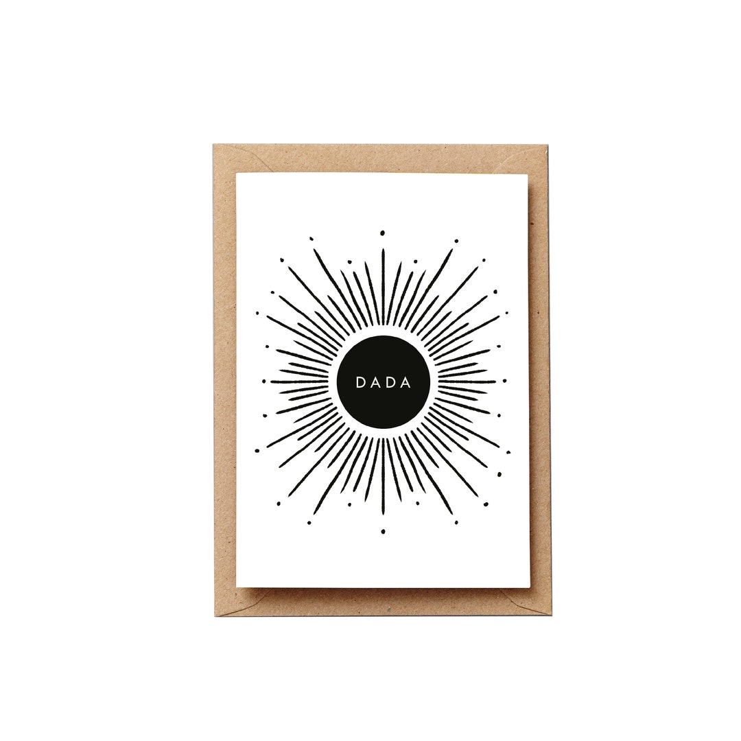 Dada Rays Card - Etsy