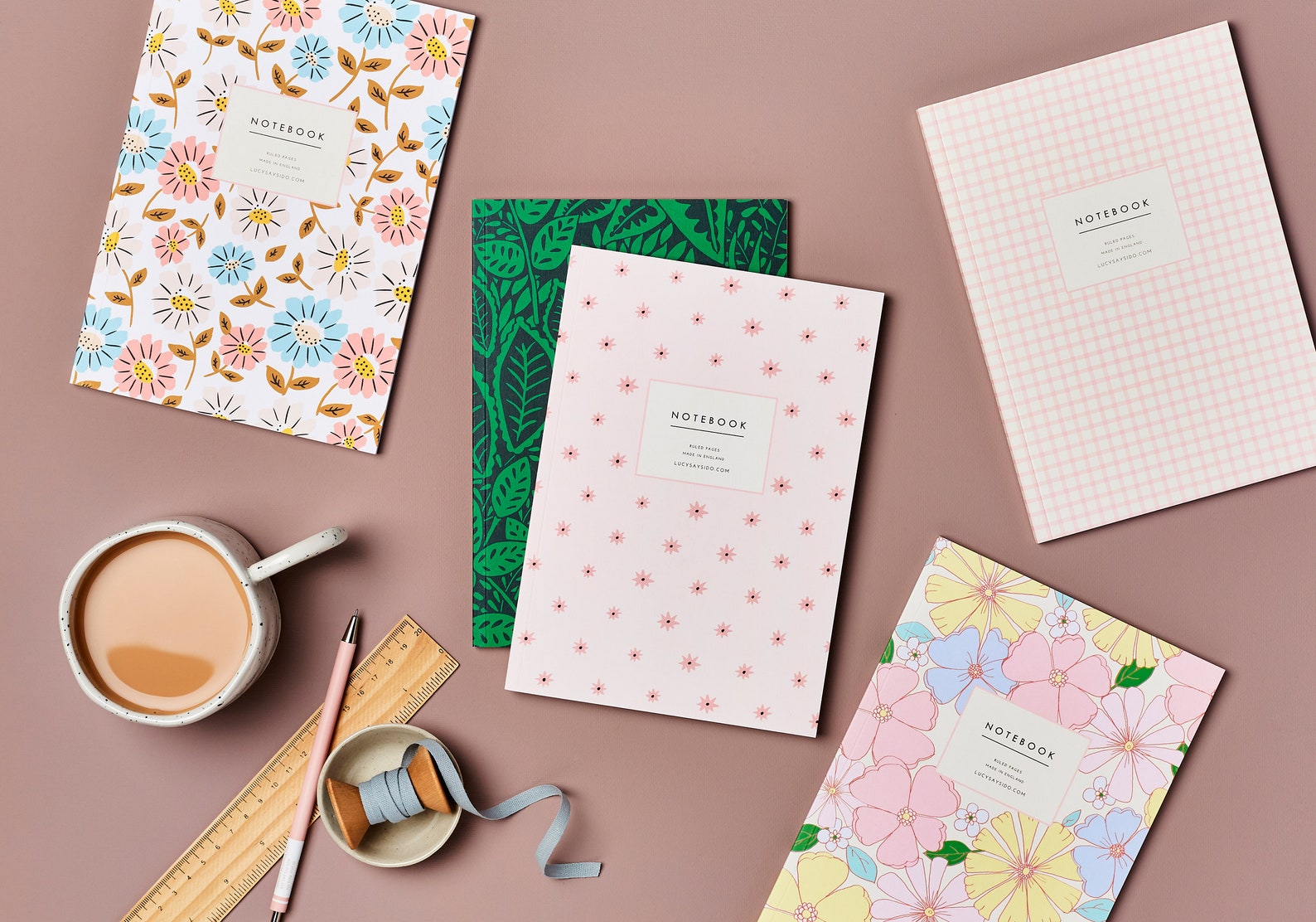 A5 Retro Floral Notebook. Luxury A5 Lined Journal Retro - Etsy