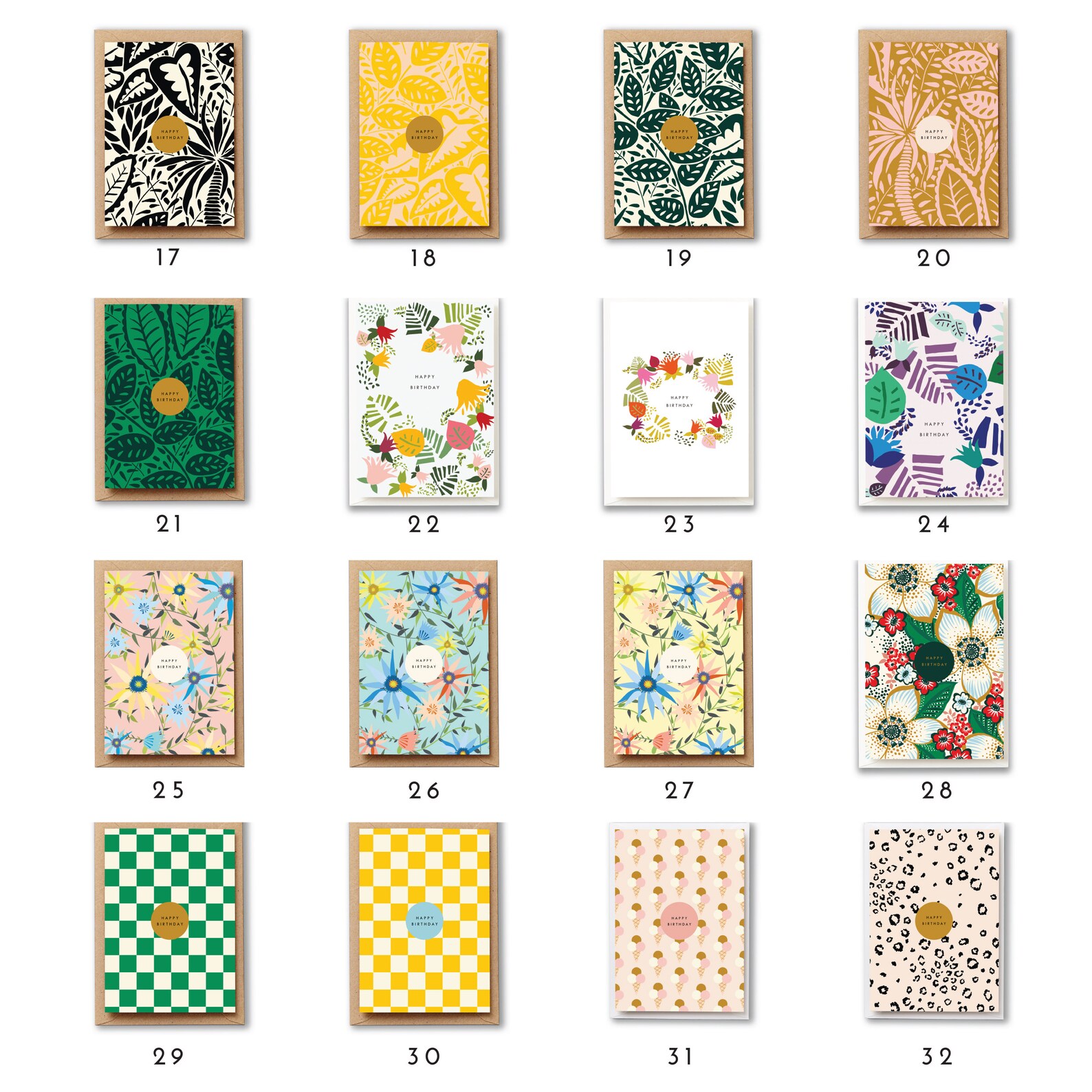 10 Card Pack Card Bundle Your Choice Greetings Card Set - Etsy