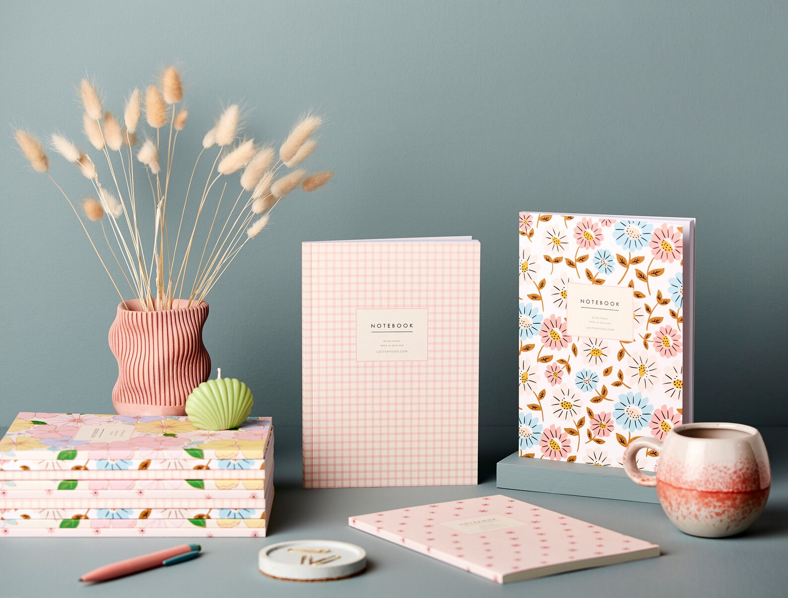 Set of 3 Pretty Notebooks With Choice of Cover Patterns. A5 | Etsy