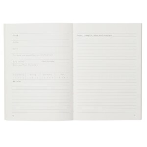 Beautiful Book Journal - Lilac Reading Log - Keepsake Reading Diary ...