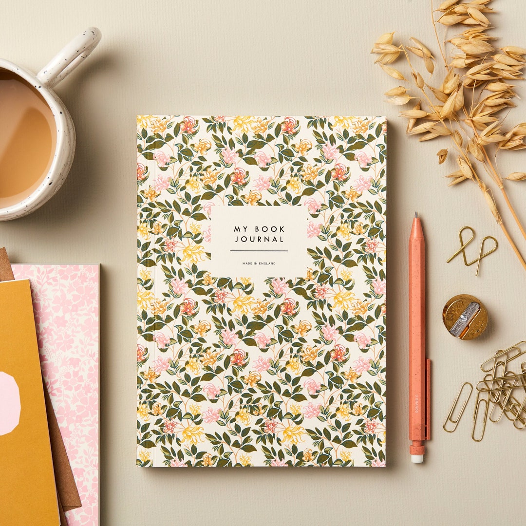 Beautiful Book Journal - Arts and Crafts Reading Log - Keepsake Reading ...