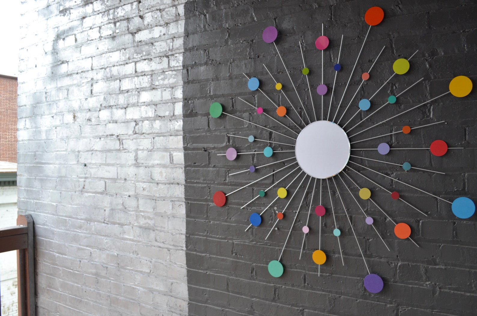 40 Starburst Metal Wall Art Custom Sunburst Hand Welded Multicolor ...