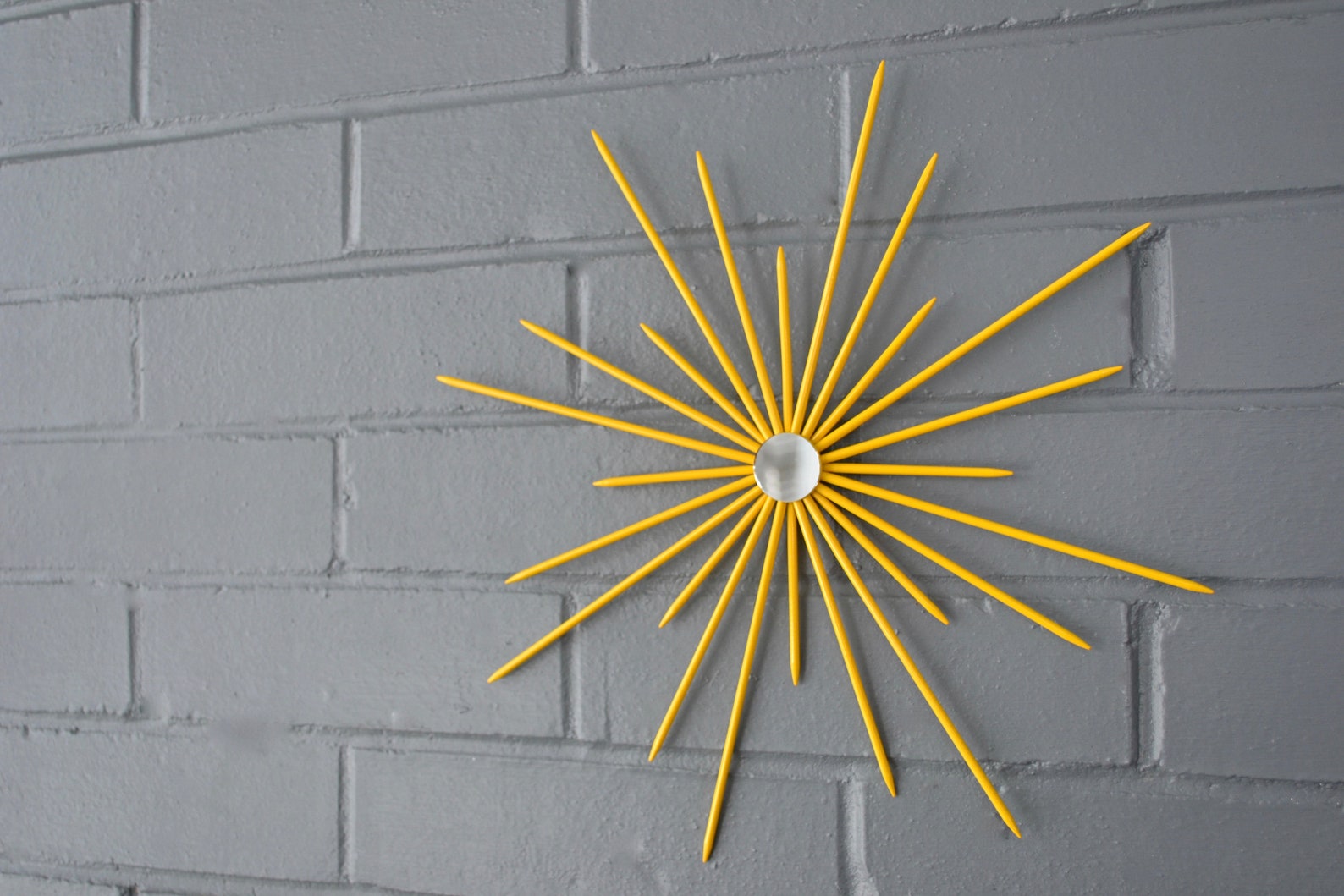 Metal Sunburst Starburst Home Design Decor Hand Welded Steel | Etsy