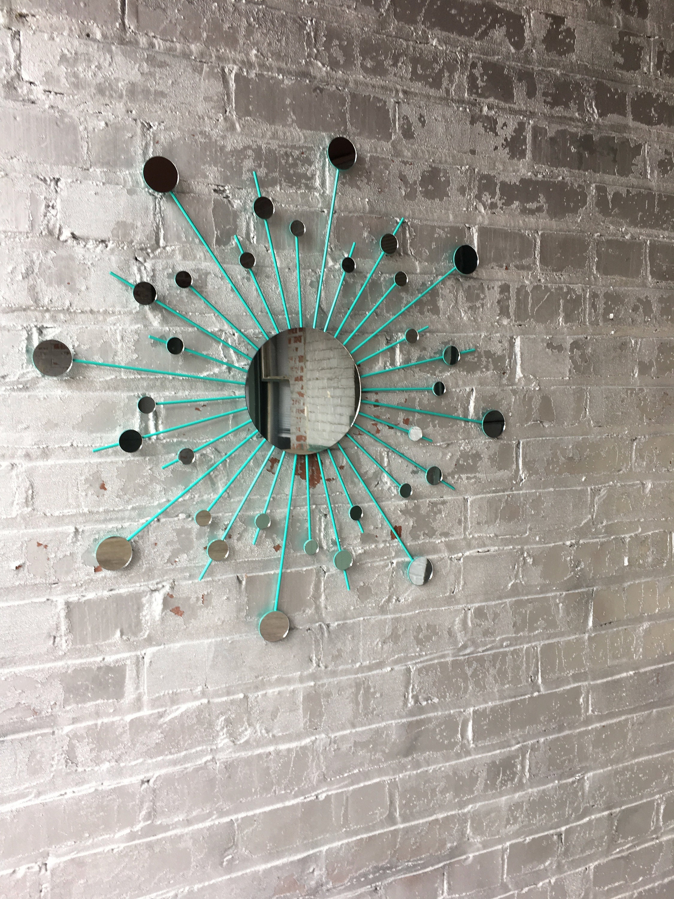 Wall Art Starburst Hand Welded Steel Metal Sunburst Wall Art | Etsy