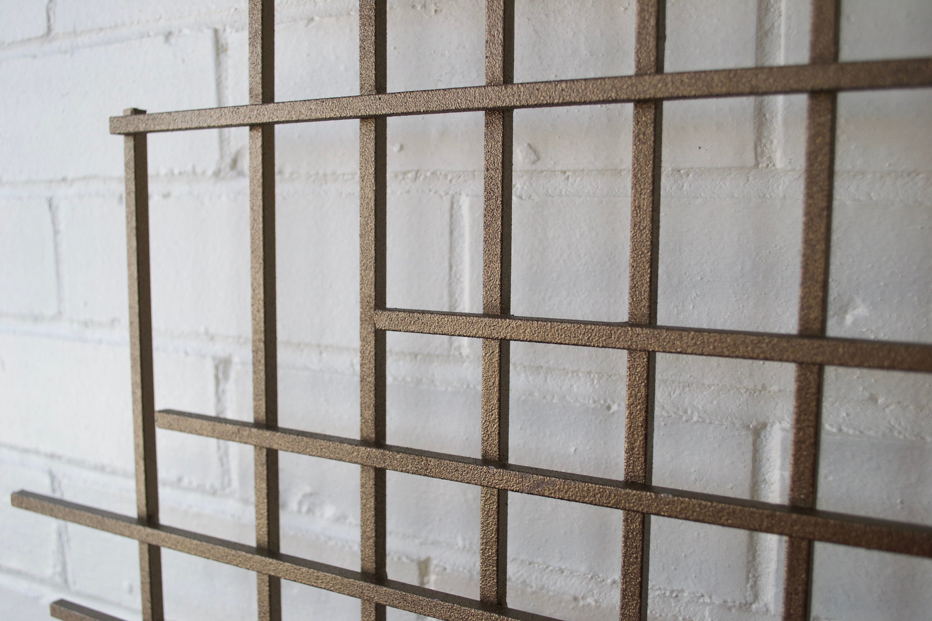 Medium Square Metal Art Sculpture Hand Welded Modern Steel | Etsy