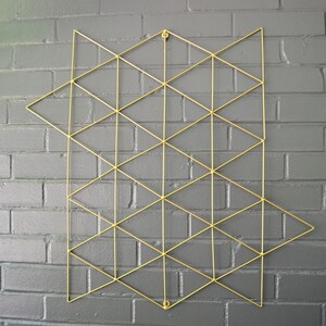 Triangle Art Geometric Steel Metal Wall 3D Decor Modern Art Home Office ...