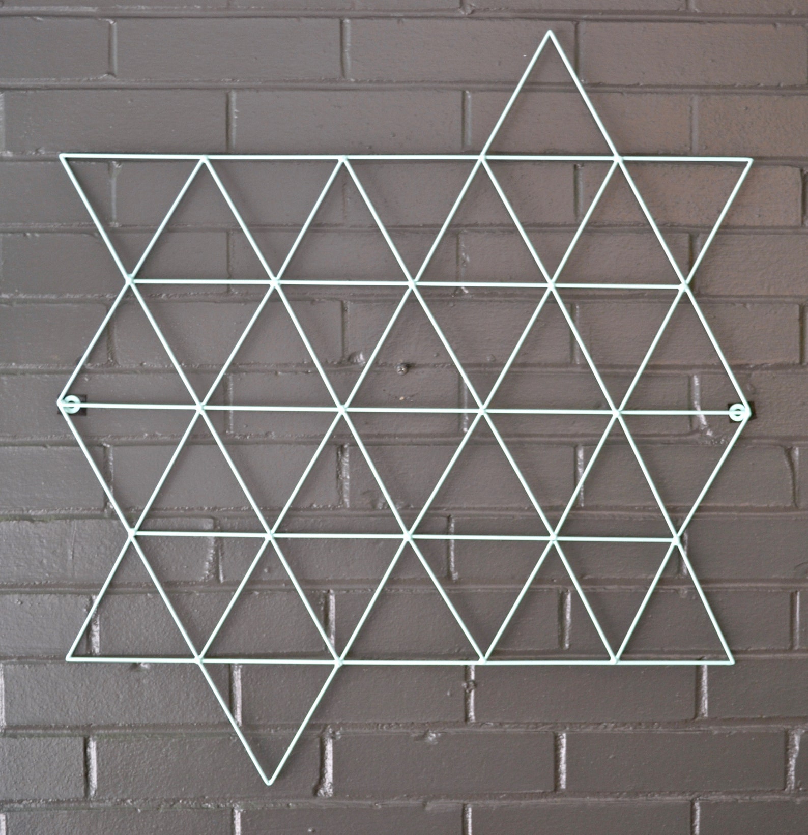 Triangle Art Geometric Polygon Wall Hanging Modern Staging - Etsy