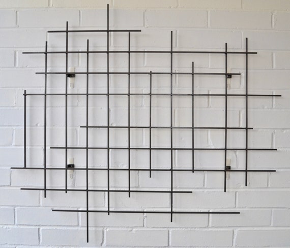 Large Square Metal Art Sculpture Hand Welded Modern Steel | Etsy