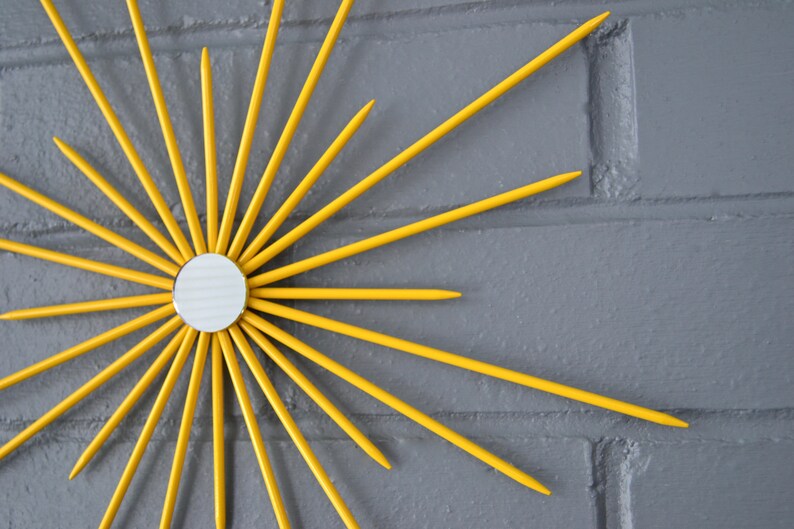 Metal Sunburst Starburst Home Design Decor Hand Welded Steel | Etsy