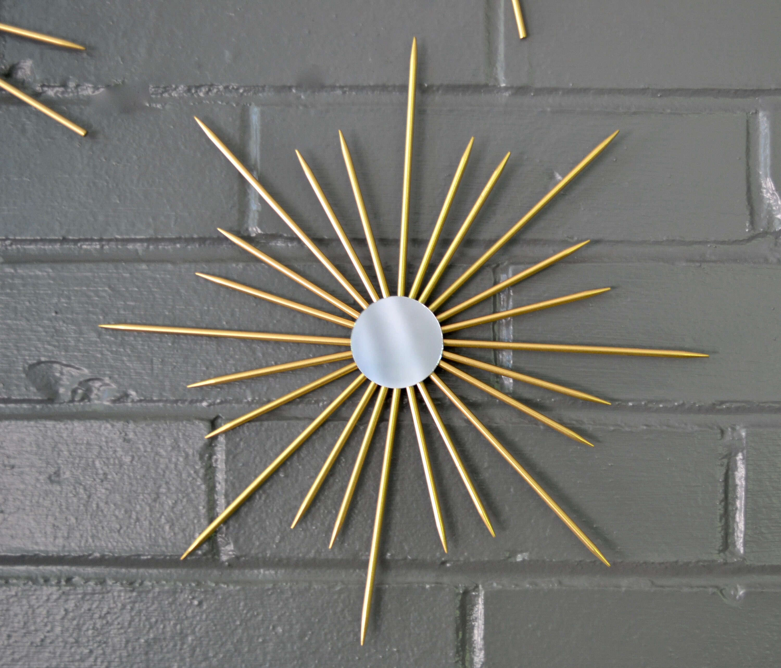 Steel Metal Starbursts Gold Metallic Sunburst Wall Art Artwork | Etsy