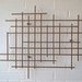 Medium Square Metal Art Sculpture Hand Welded Modern Steel Decor ...