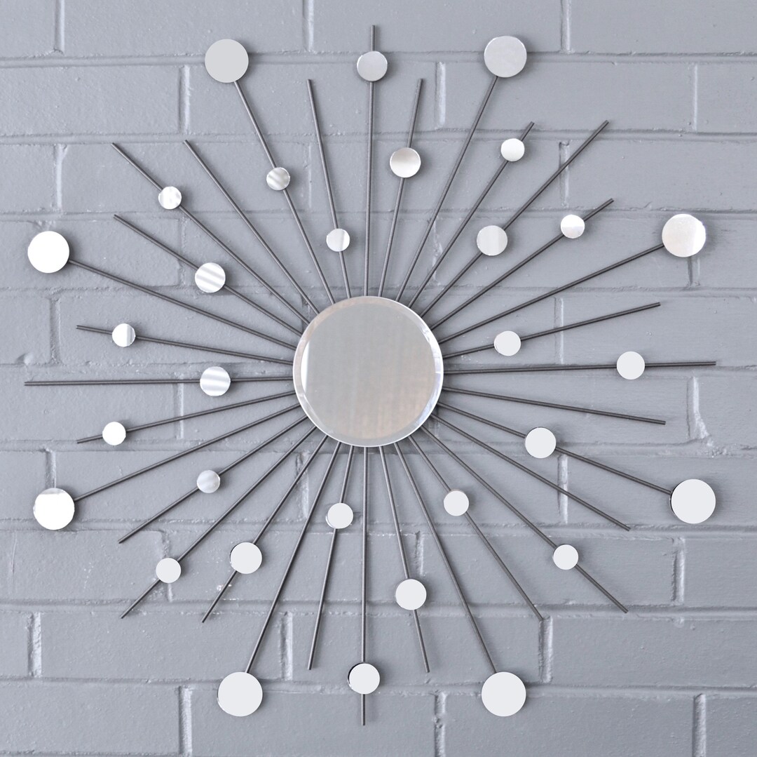 24 Soft Iron Metallic Made to Order Hand-welded Steel Atomic Starburst ...