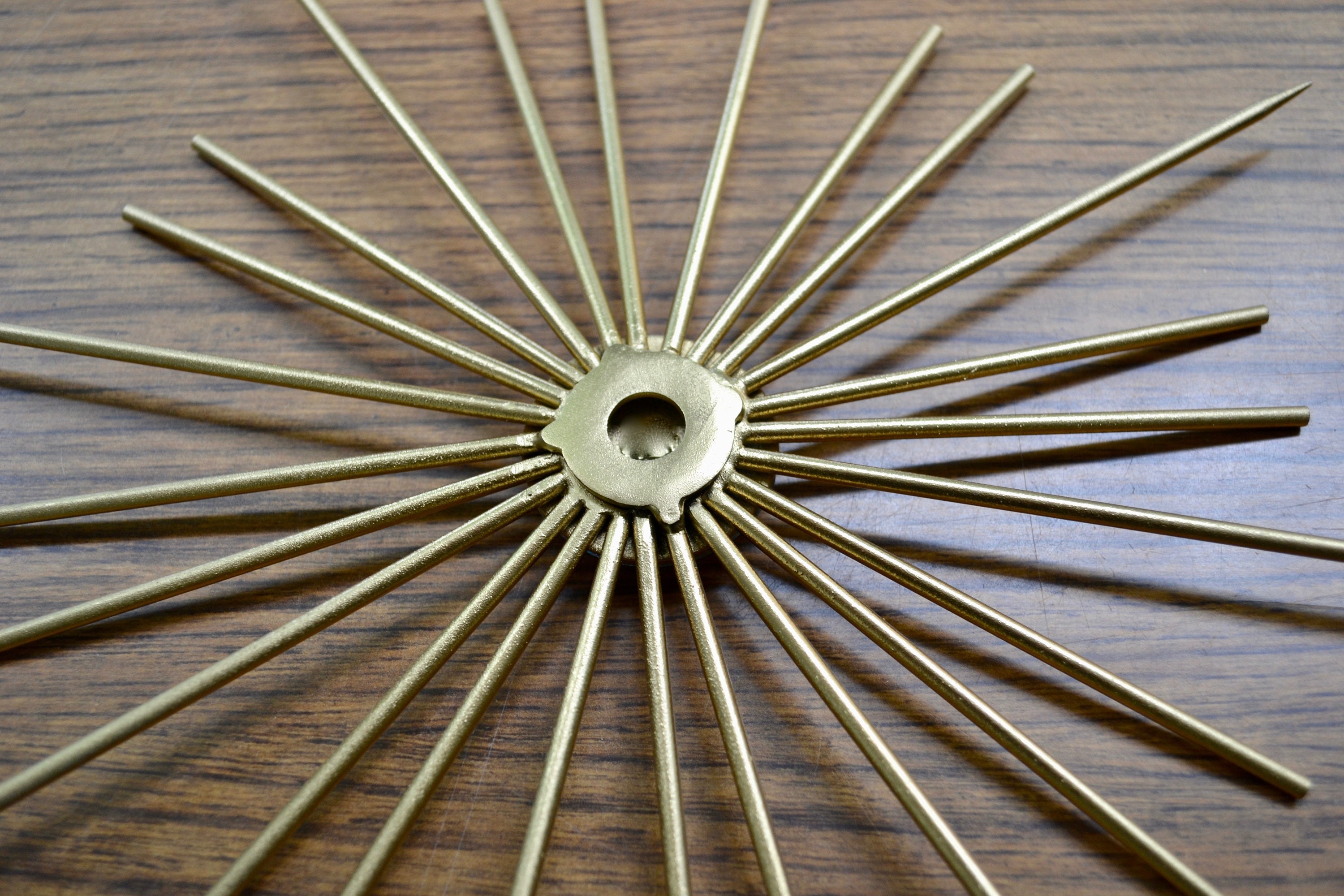 Steel Metal Starbursts Gold Metallic Sunburst Wall Art Artwork | Etsy