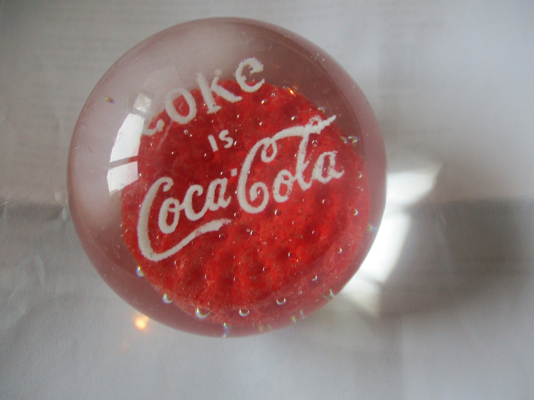 VINTAGE COCA-COLA Paperweight - Etsy